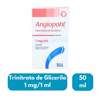 Trinitrato de Glicerilo 1/mg/ml Angiopohl Solución Inyectable Ampollet ...