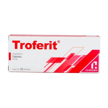 Troferit (Dropropizina 30 mg) Caja con 15 Tabletas – Farmacia Sanorim