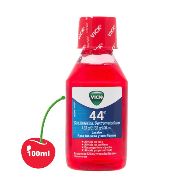 Vick 44 Jarabe para Adulto Frasco con 100 ml – Farmacia Sanorim