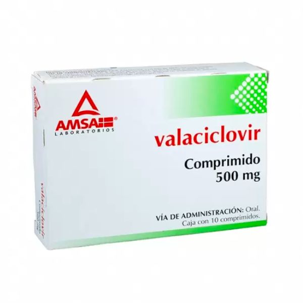 Valaciclovir 500 mg Caja con 10 Comprimidos – Farmacia Sanorim