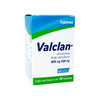 Valclan (Amoxicilina(Ácido Clavulanico) 500 mg/125 mg Frasco con 12 Ta ...