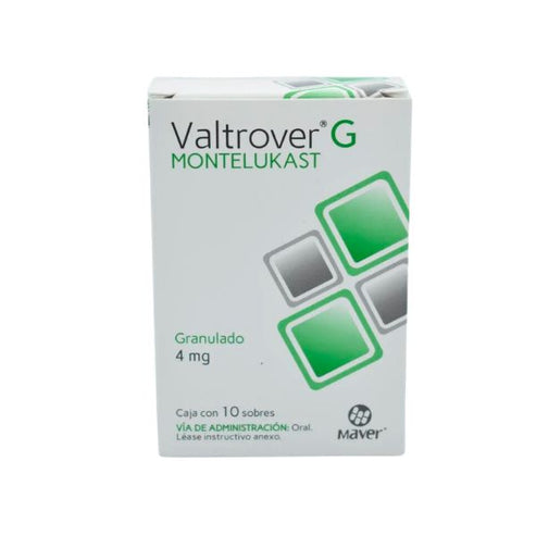 Valtrover G (Montelukast) 4 mg Caja con 10 Sobres – Farmacia Sanorim