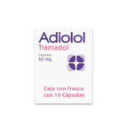 Adiolol (Tramadol) 50 mg Frasco con 10 Cápsulas – Farmacia Sanorim