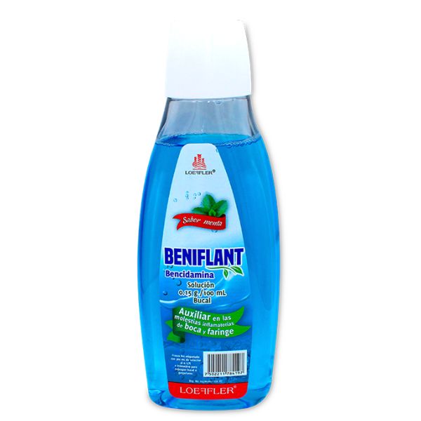 Beniflant (Bencidamina) Solucion 0.15g/100ml Botella con 360 ml ...