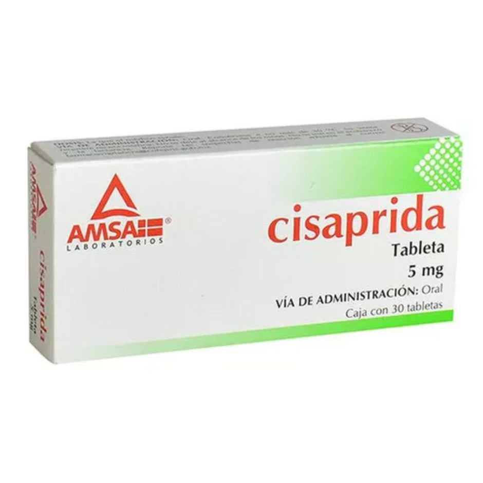 Cisaprida 5 mg Caja con 30 Tabletas – Farmacia Sanorim