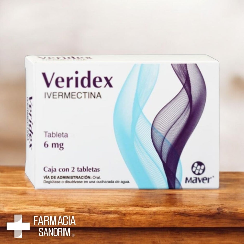 Veridex (Ivermectina) 6 mg Caja con 2 Tabletas – Farmacia Sanorim