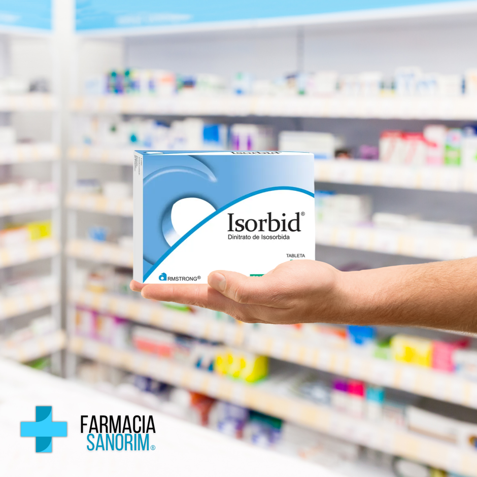 Dinitrato de Isosorbida 5mg Isorbid Sublingual Caja con 40 Tabletas ...
