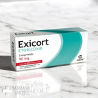 Exicort (Etoricoxib) 90 mg Caja con 28 Comprimidos – Farmacia Sanorim