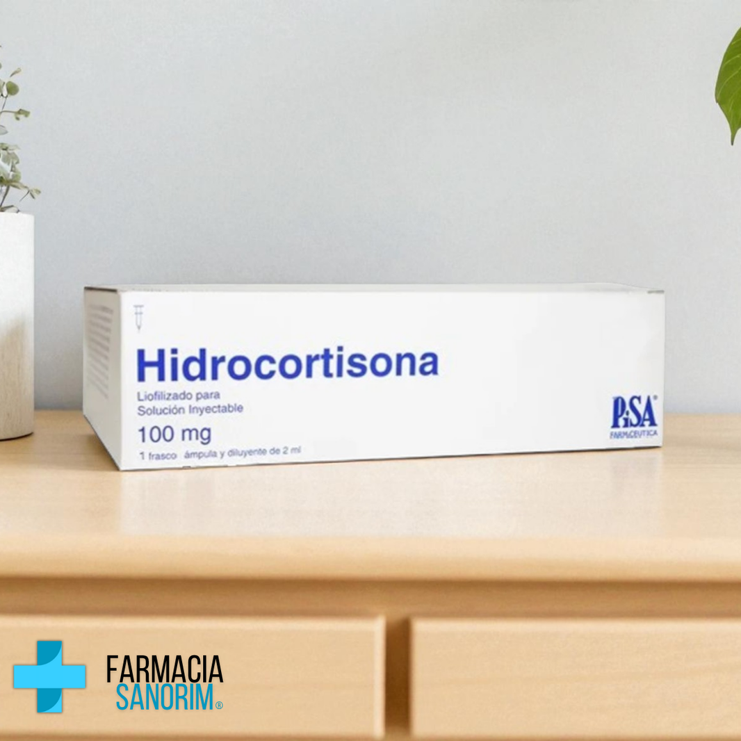 Hidrocortisona 100mg Caja Con 50 Ampolletas Con 2ml Farmacia Sanorim