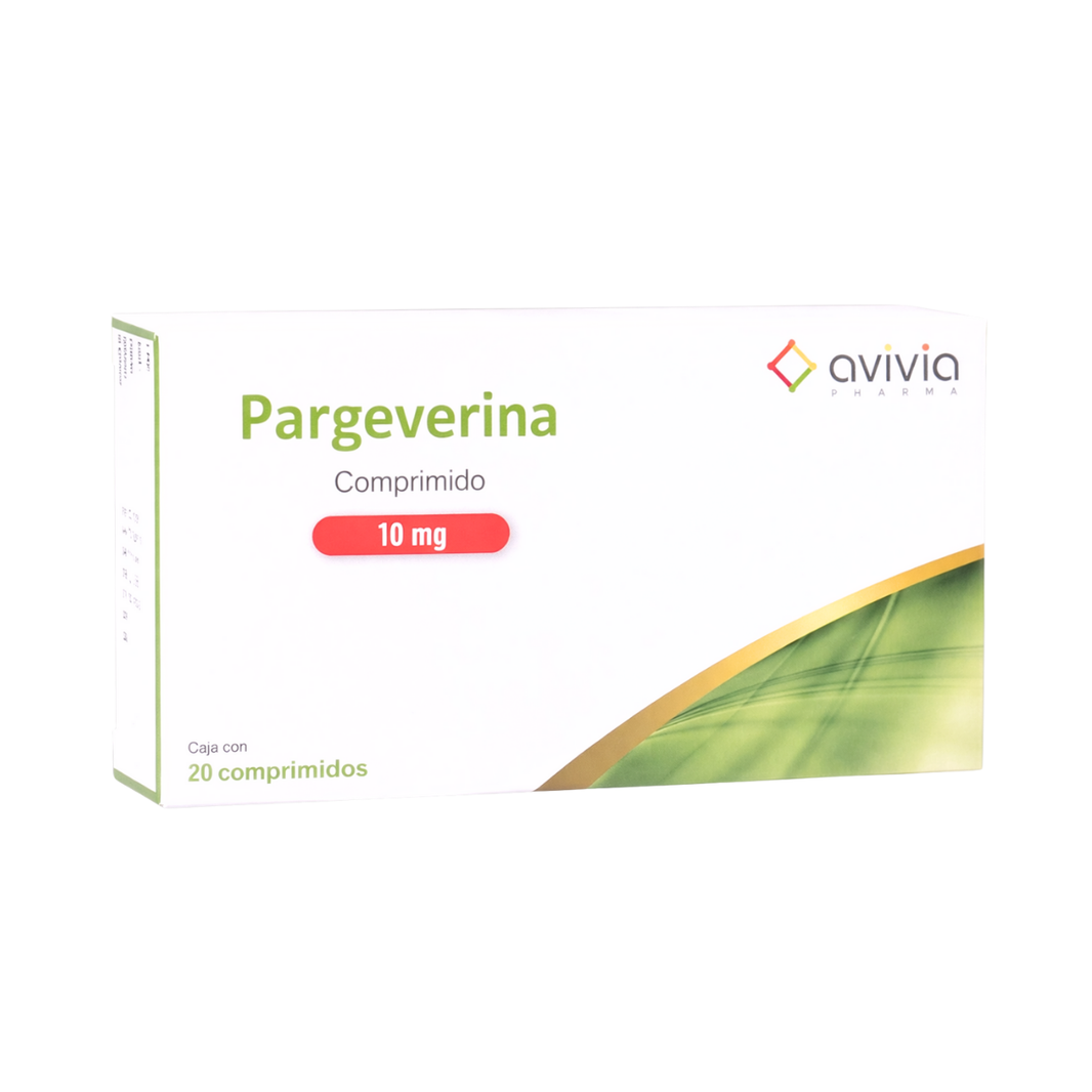 Pargeverina 10 mg Caja con 20 Comprimidos – Farmacia Sanorim