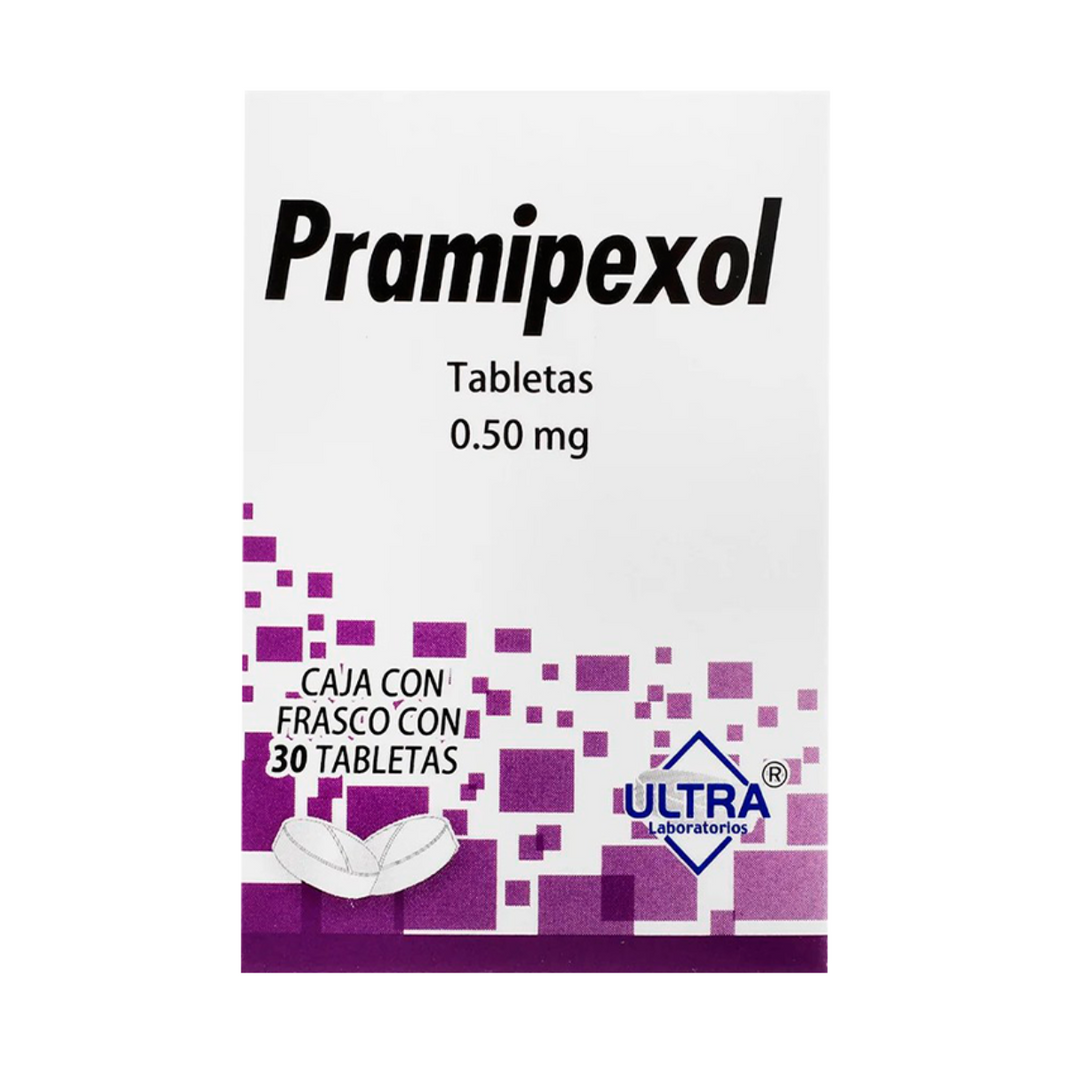 Pramipexol 0.50 mg Caja con 30 Tabletas – Farmacia Sanorim