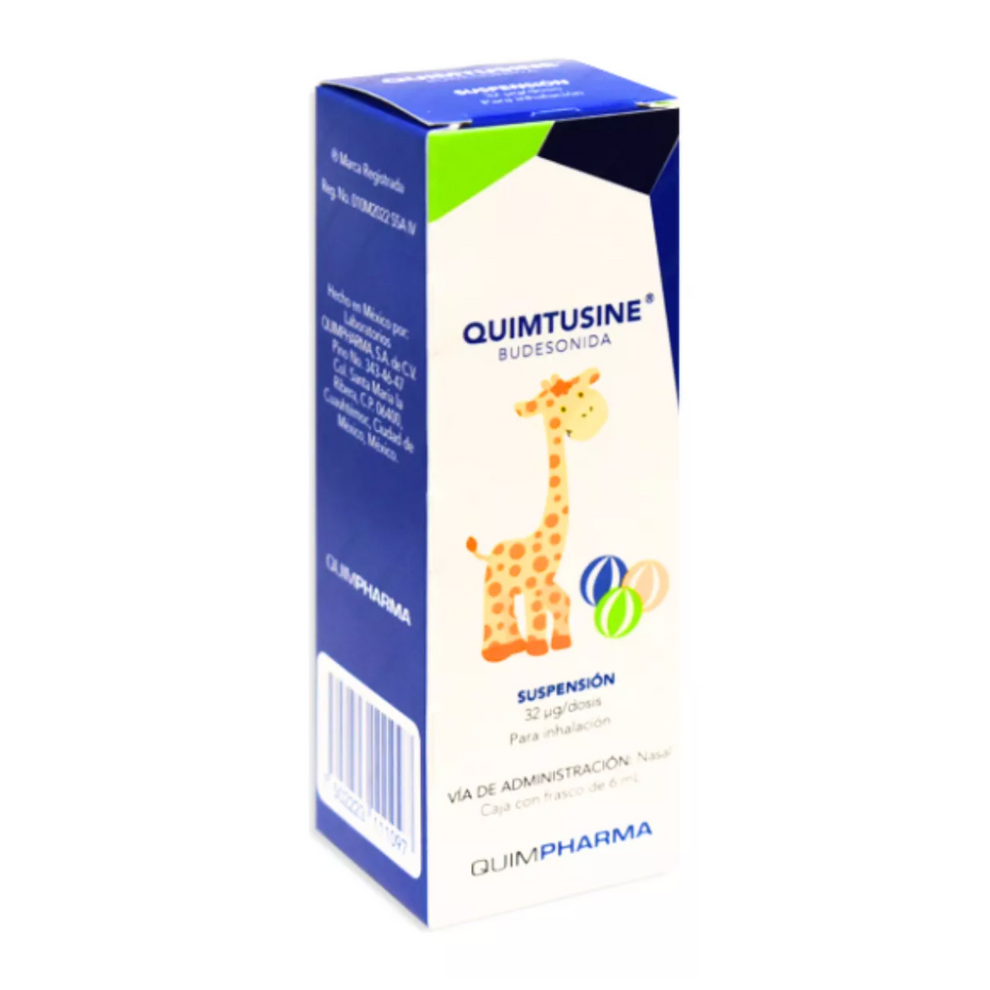 Quimtusine (Budesonida) 32 mcg Suspensión para Inhalación Infantil Fra ...