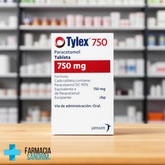 Tylex (Paracetamol) 750 mg Caja con 20 Tabletas – Farmacia Sanorim