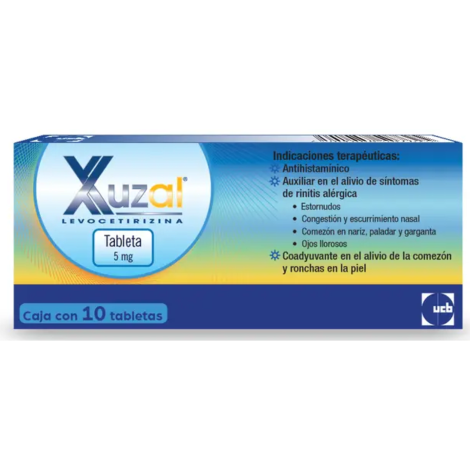 Xuzal Levocetirizina 5 Mg Caja Con 10 Tabletas – Farmacia Sanorim