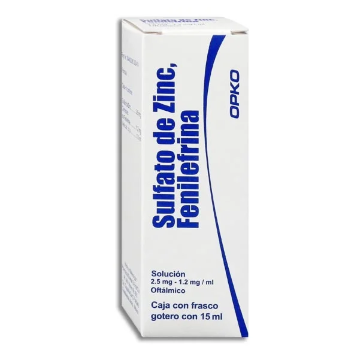 Sulfato de Zinc con Fenilefrina Caja con Frasco Gotero de 15 mL ...