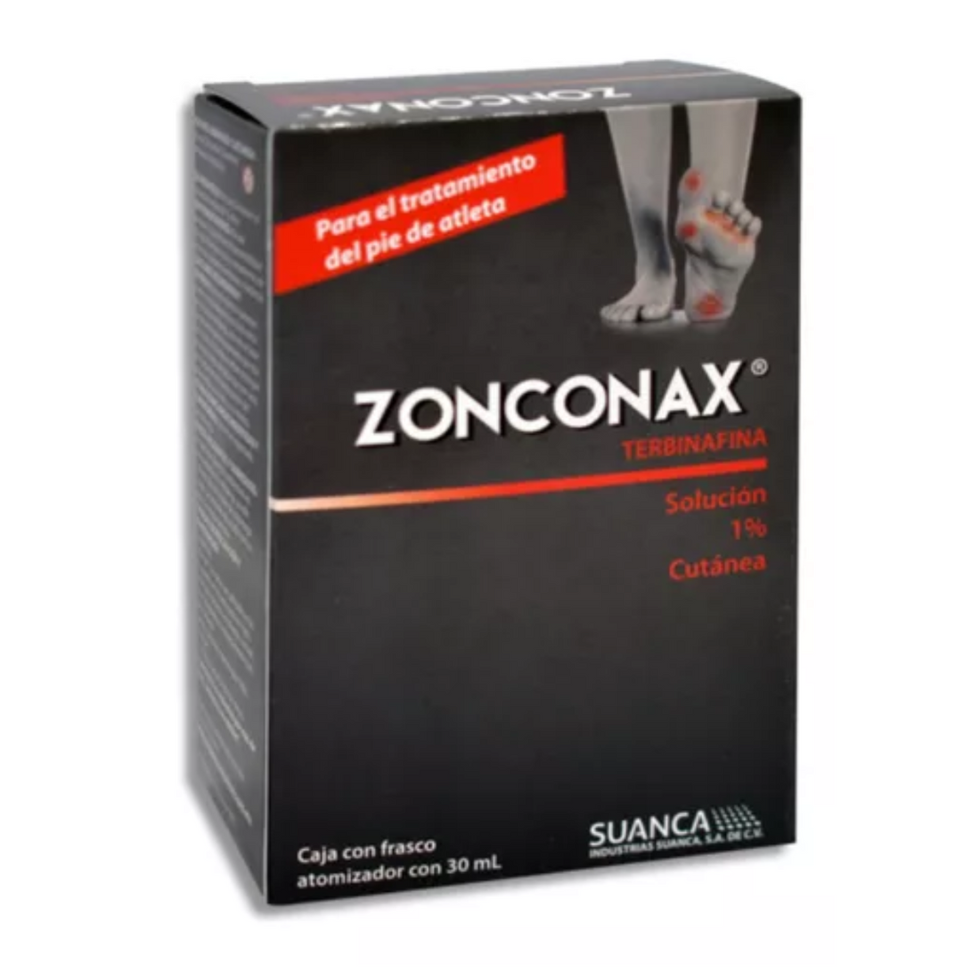 Zonconax (Terbinafina 1%) Solucion Cutanea Atomizador – Farmacia Sanorim