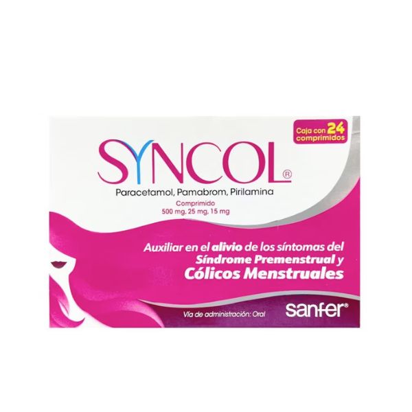 Syncol Caja con 24 Comprimidos – Farmacia Sanorim