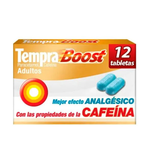 Tempra Boost 500 mg / 65 mg Caja con 12 Tabletas – Farmacia Sanorim